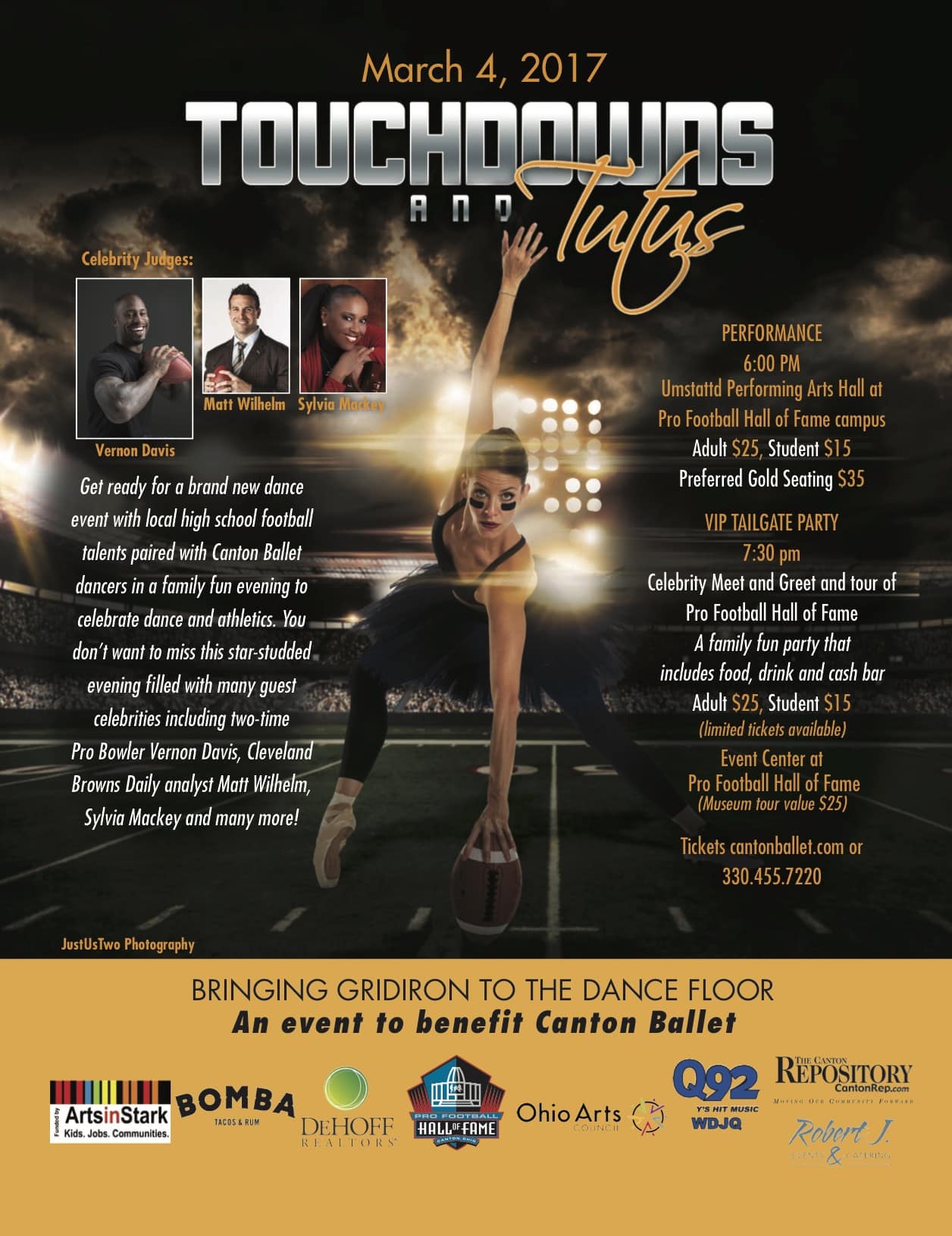 Canton Ballet Kicks Off Touchdowns & Tutus