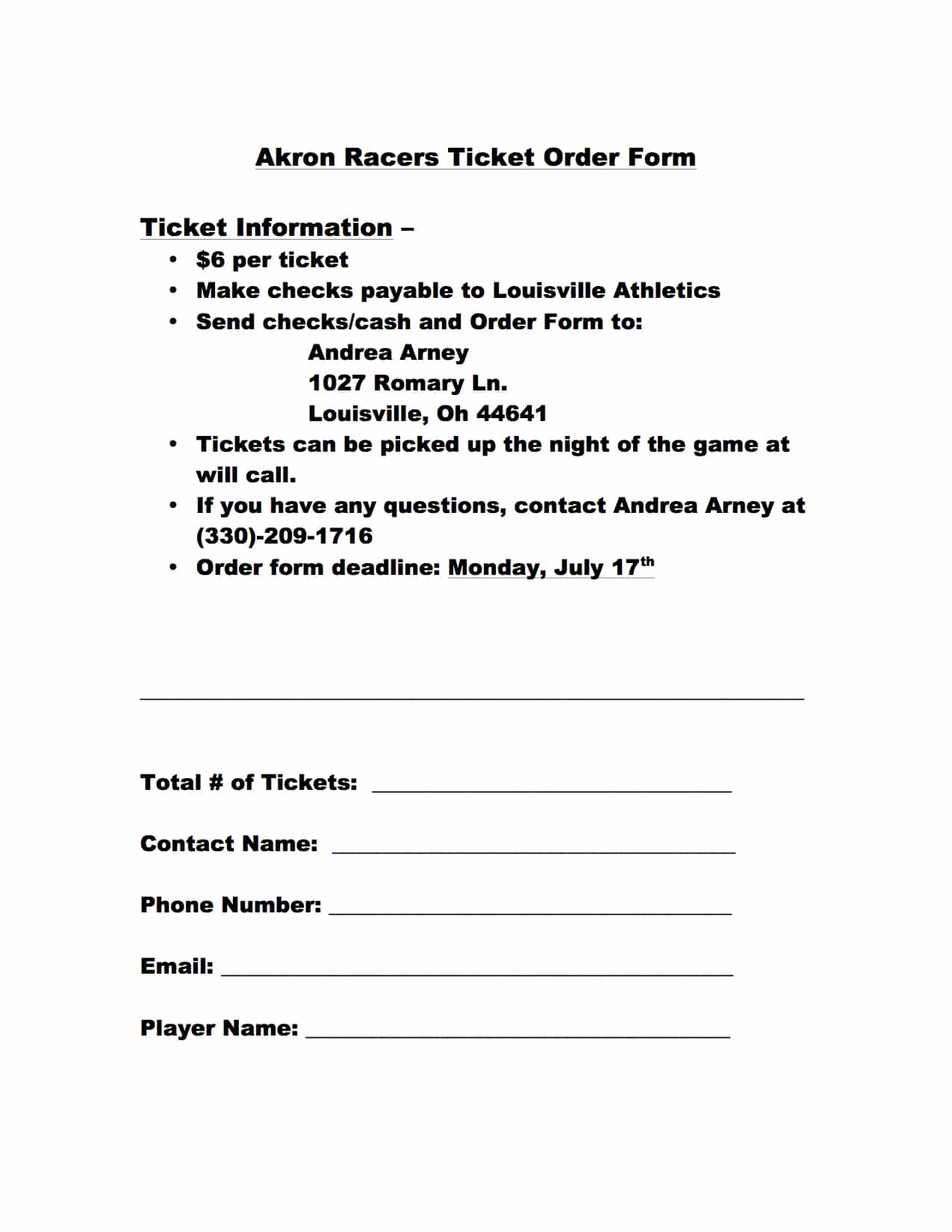 Louisville Softball Night at the Akron Racers July 27th